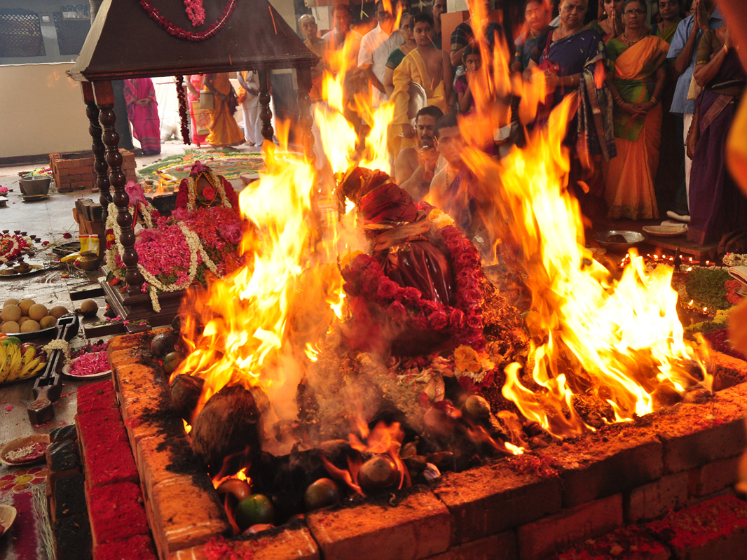 Chandee Yaga poornahuti – Homas